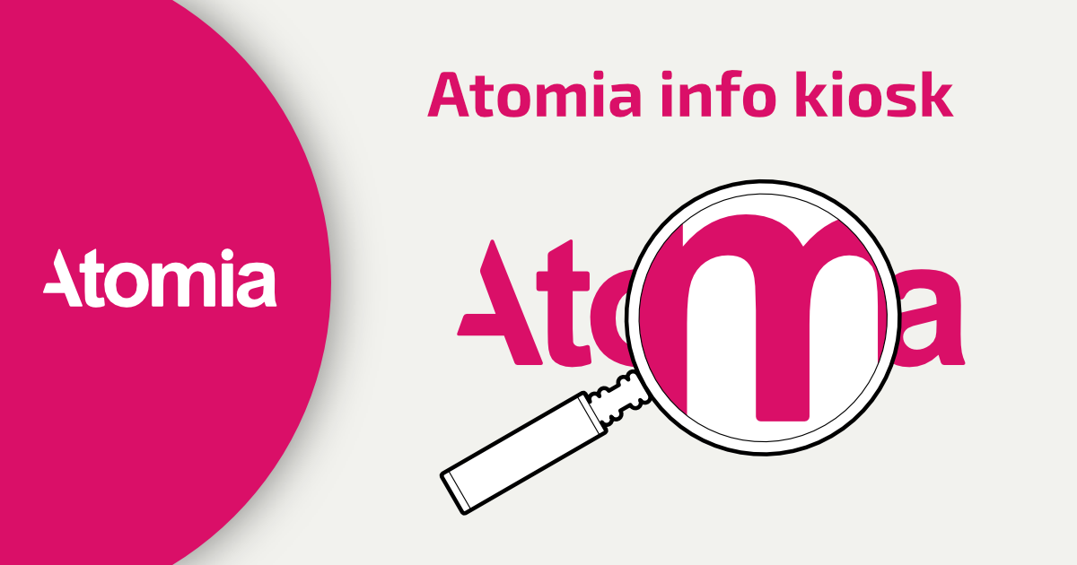 Atomia info kiosk — Atomia
