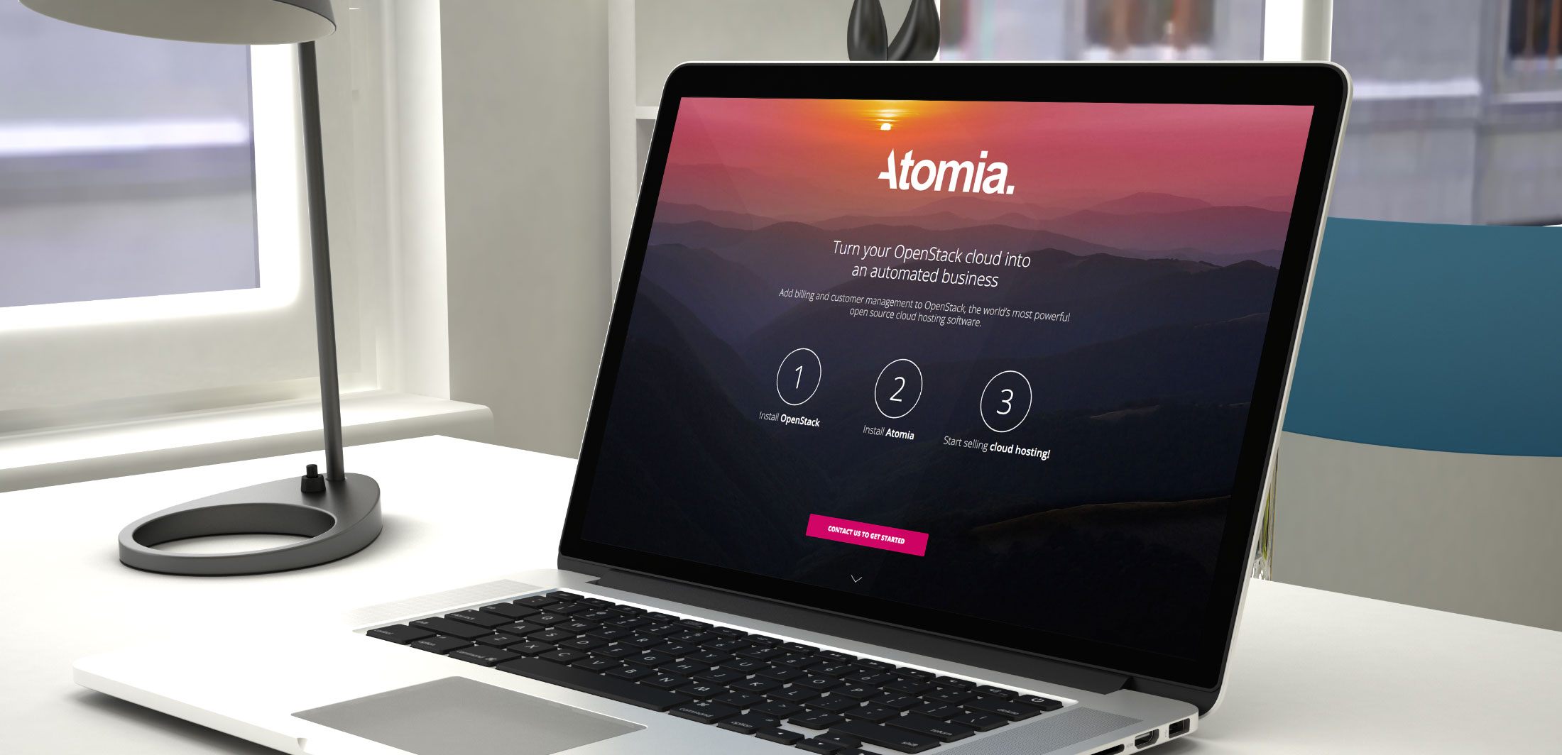 Atomia.cloud website — Atomia